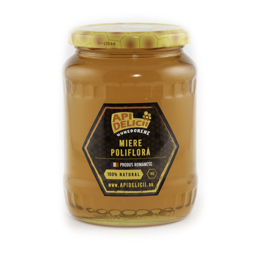 Miere de albine poliflora 1 kg – Apidelicii